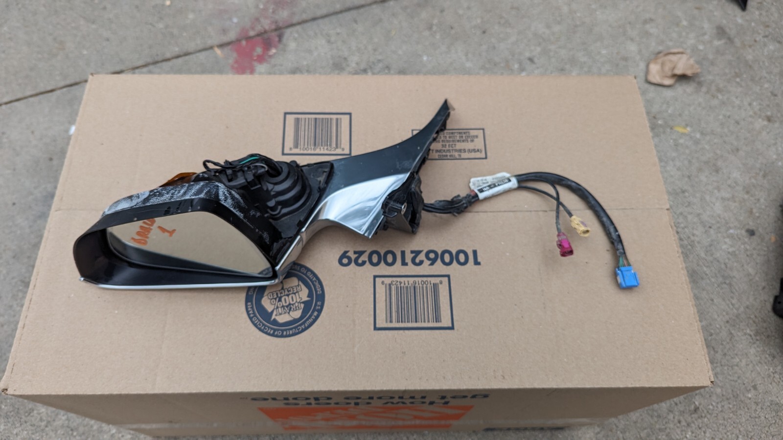 2016 - 2019 Tesla Model 3 Left Side Rear View Exterior Mirror OEM ...