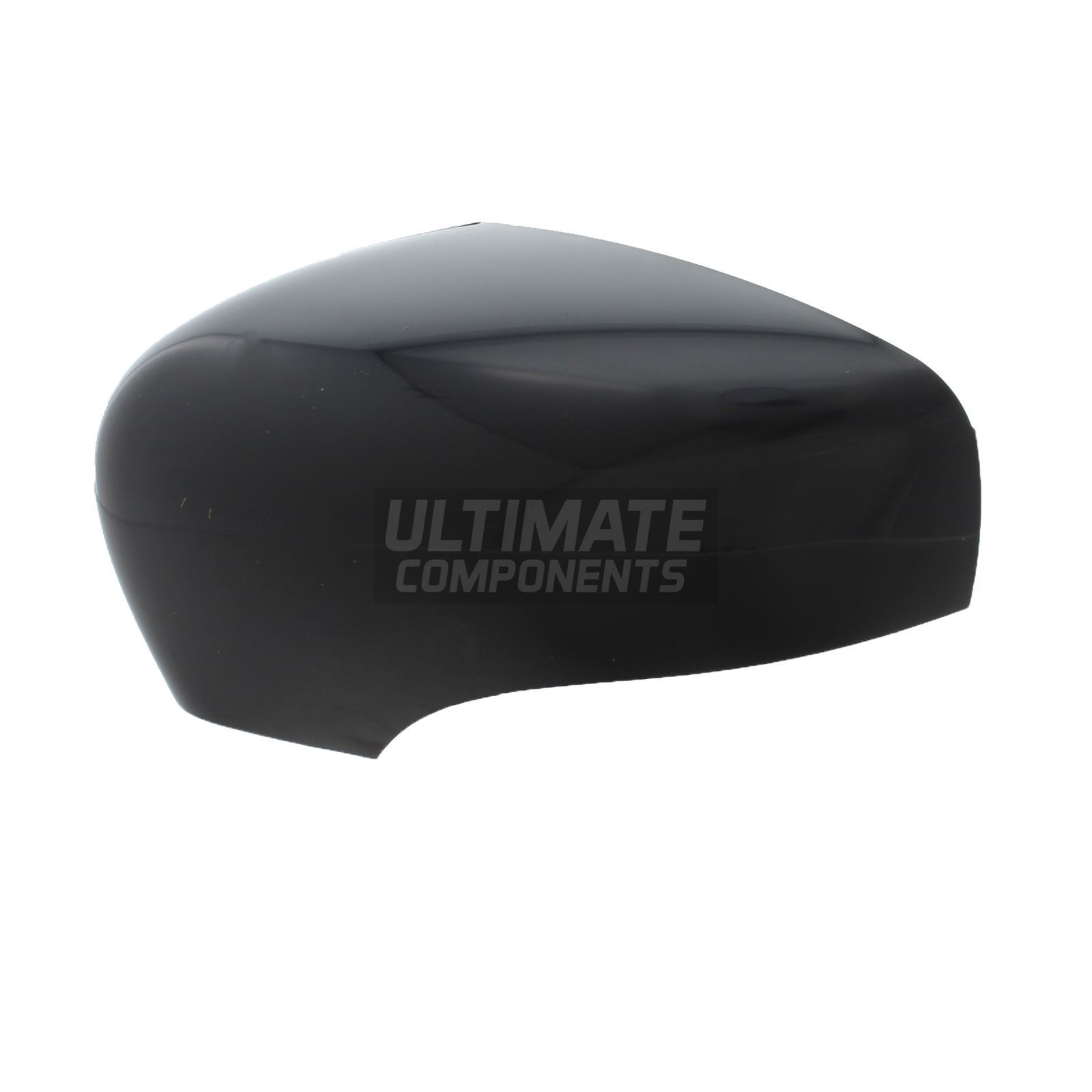 Renault Captur 2013-2020 Wing Mirror Cover Cap Polished Black Passenger ...
