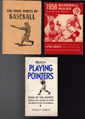 3 Vintage BASEBALL Booklets | eBay