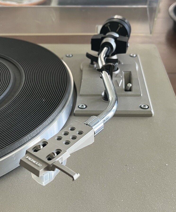 Vintage Pioneer PL-512 Turntable Tested Works Excel ES-70S Cartridge w ...