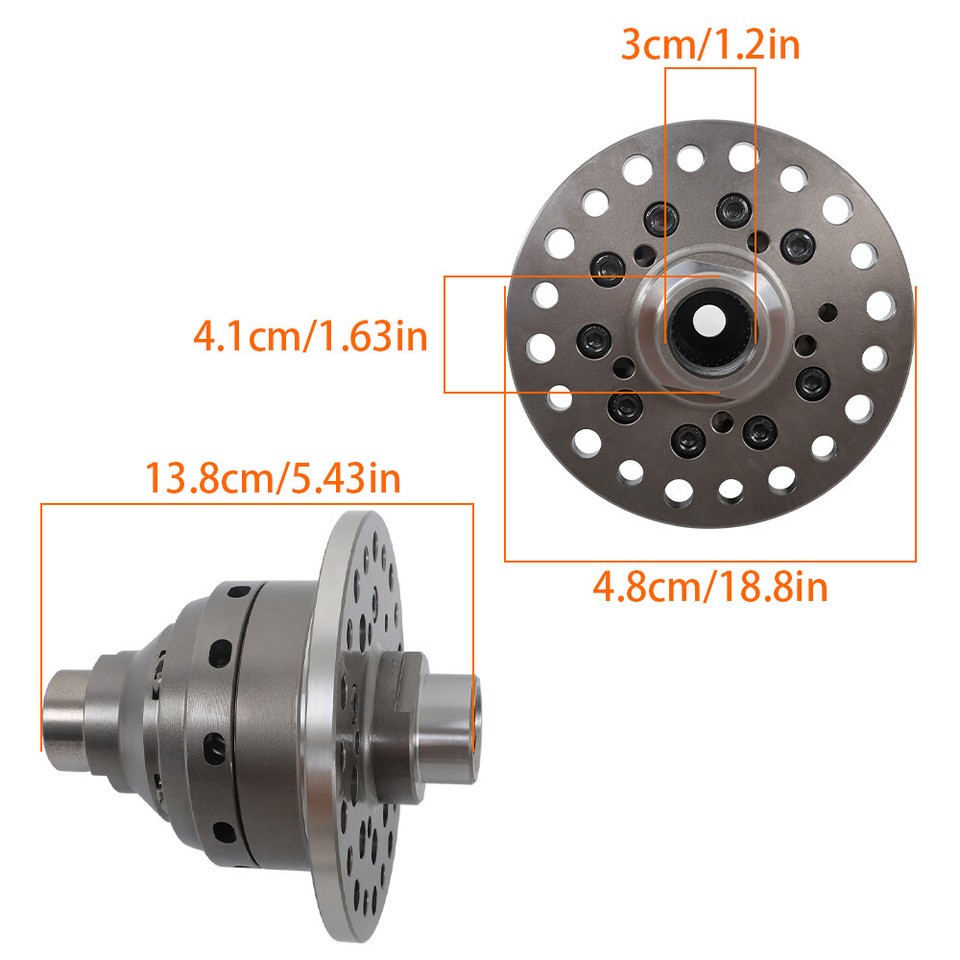Helical LSD Worm Gear Limited Slip Differential For Jeep Front 27 ...