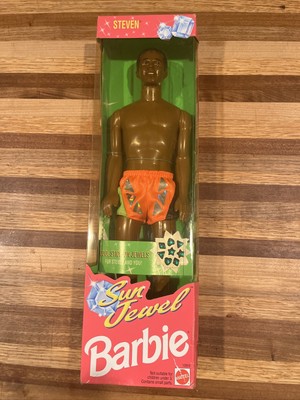 RARE 1993 Sun Jewel Barbie African American Steven Doll 10959. New In ...