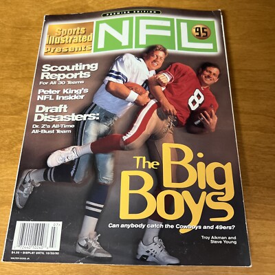 Sports Illustrated NFL Magazine Troy Aikman Steve Young 1995 Cover | eBay