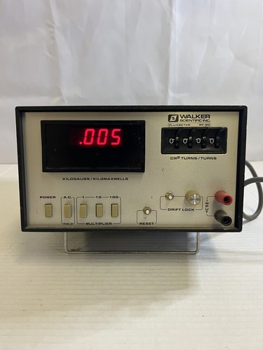 Walker Scientific MF-3D Laboratory Fluxmeter Magnemetrics Magnetic ...