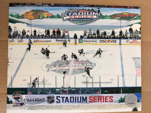 2016 Stadium Series Chicago Blackhawks vs Wild 8 X 10 Glossy Photo NHL ...