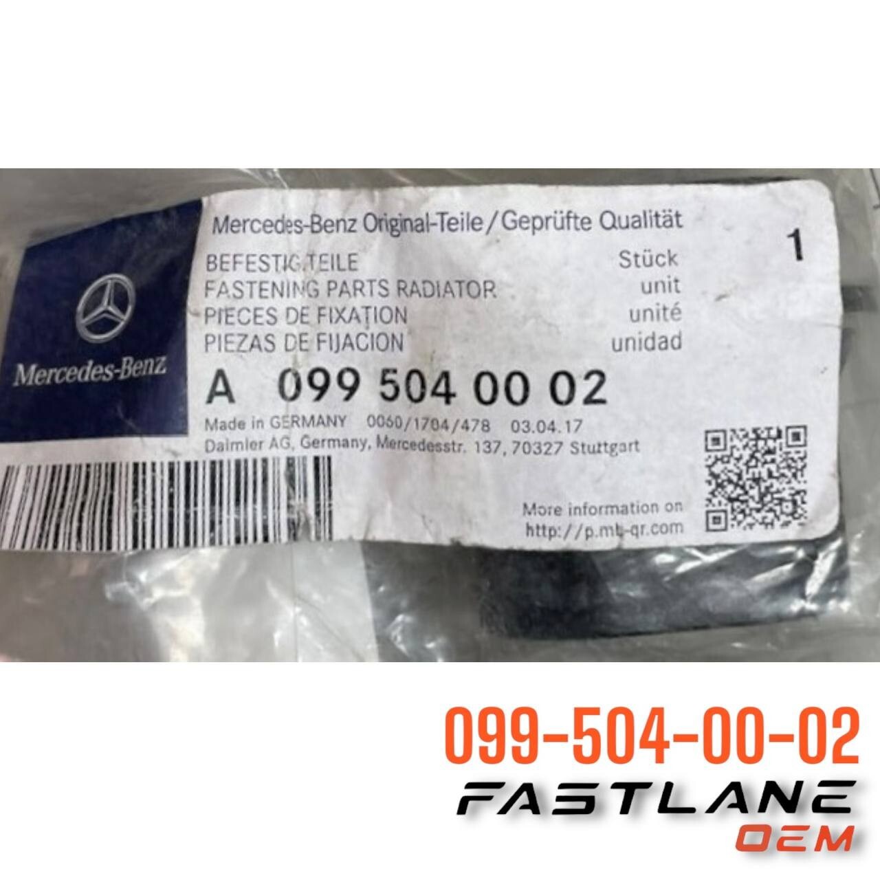 Mercedes-Benz A0995040002 for sale online | eBay