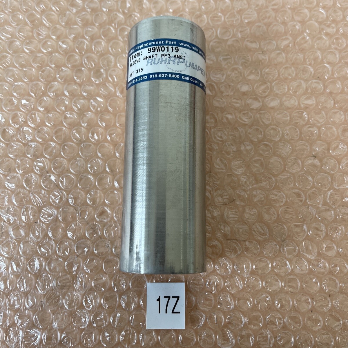 Ruhrpumpen Pack Of 2 NEW Ruhrpumpen 24W1160 Oil Seal 3x2x8 CPP 21 GE