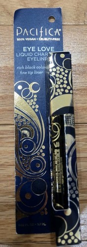 Pacifica Eye Love Liquid Charcoal Eyeliner Black 0.02 oz Made In Italy ...