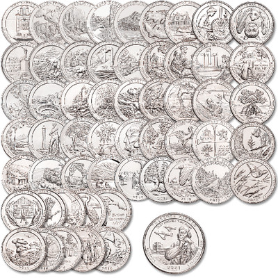 2010-2021 National Park Quarter 56 Coin Uncirculated Set | eBay