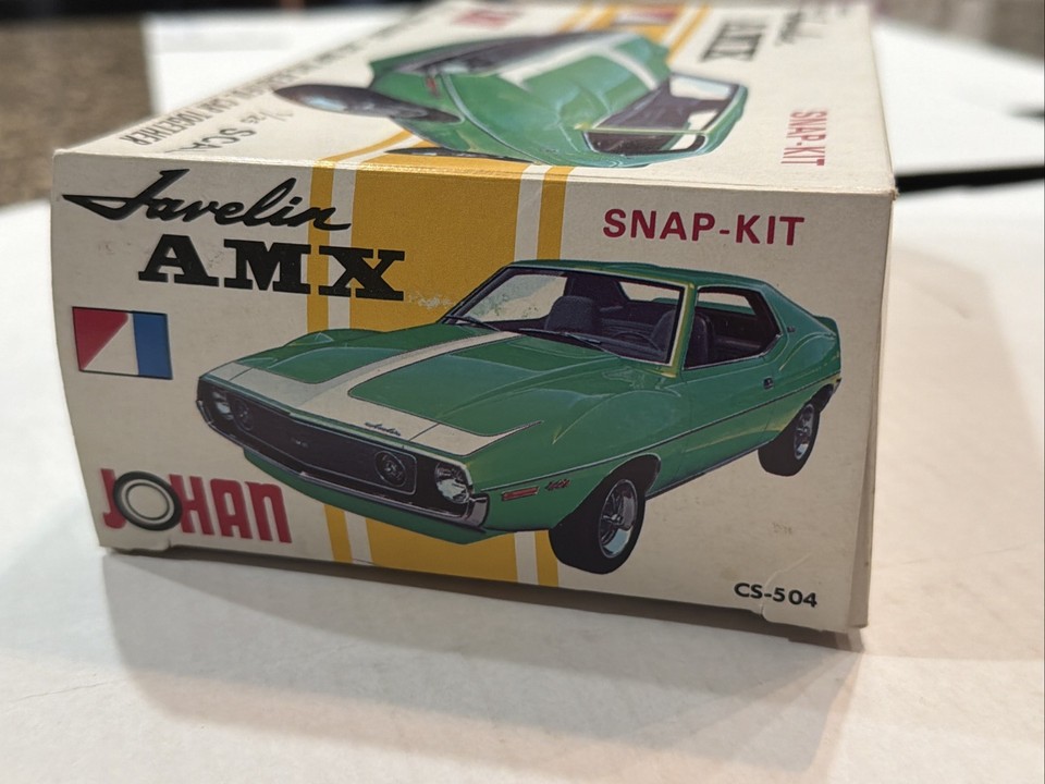 JO-HAN 1974 AMC JAVELIN ORIGINAL BOX ONLY! NICE! CIRCA 1974! VMCP! | eBay