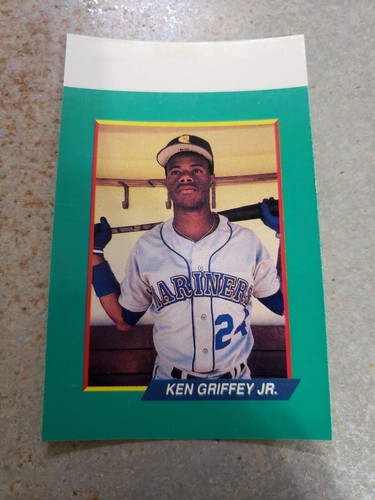 Ken Griffey Jr Seattle Mariners Green Border Oversize White Strip | eBay