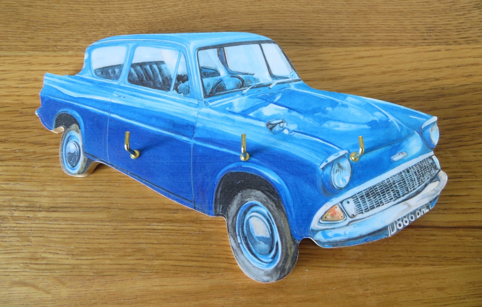 Ford Anglia Key Rack NEW Classic Car Gift Christmas Fathers Day British ...