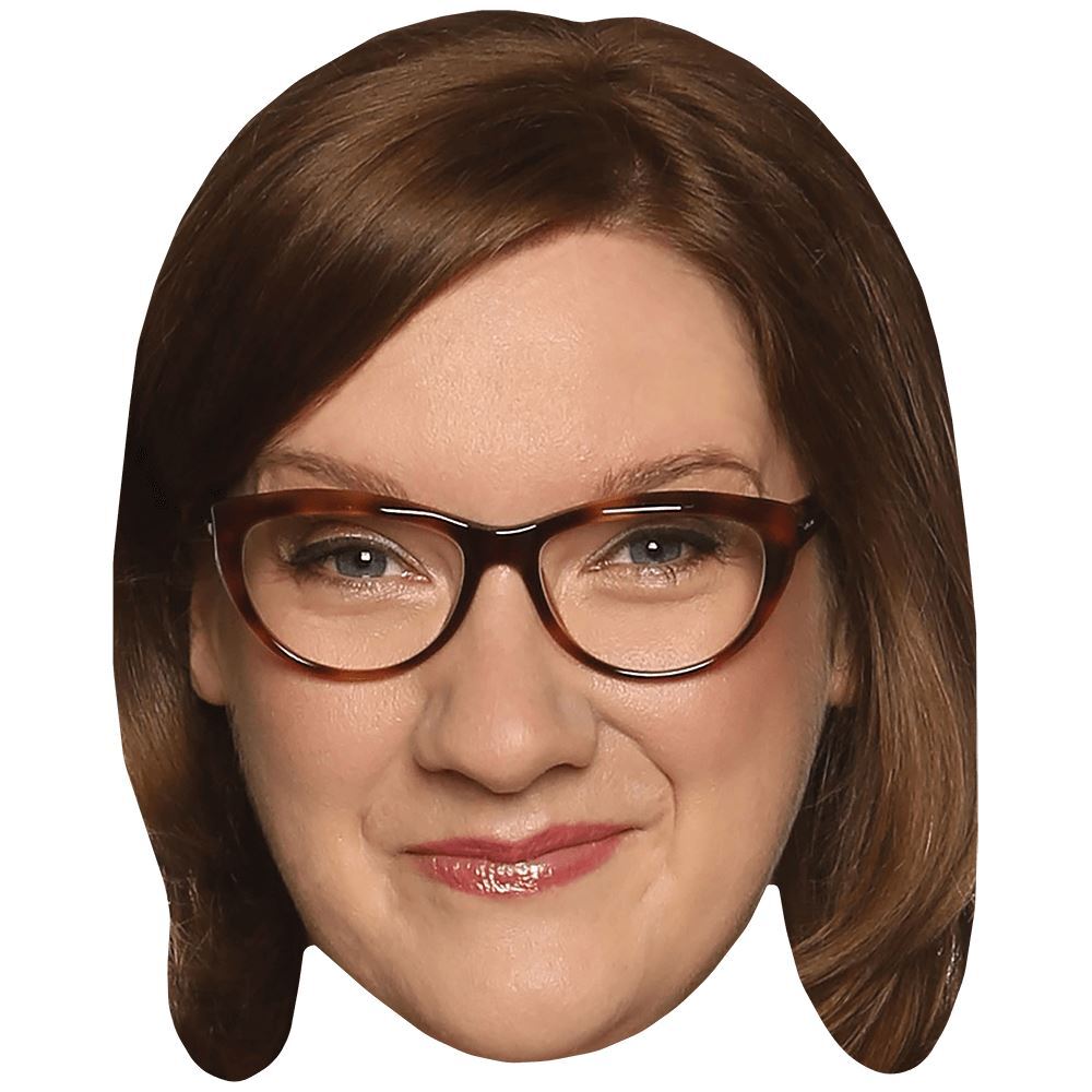 Sarah Millican (Glasses) Big Head. Larger than life mask. | eBay