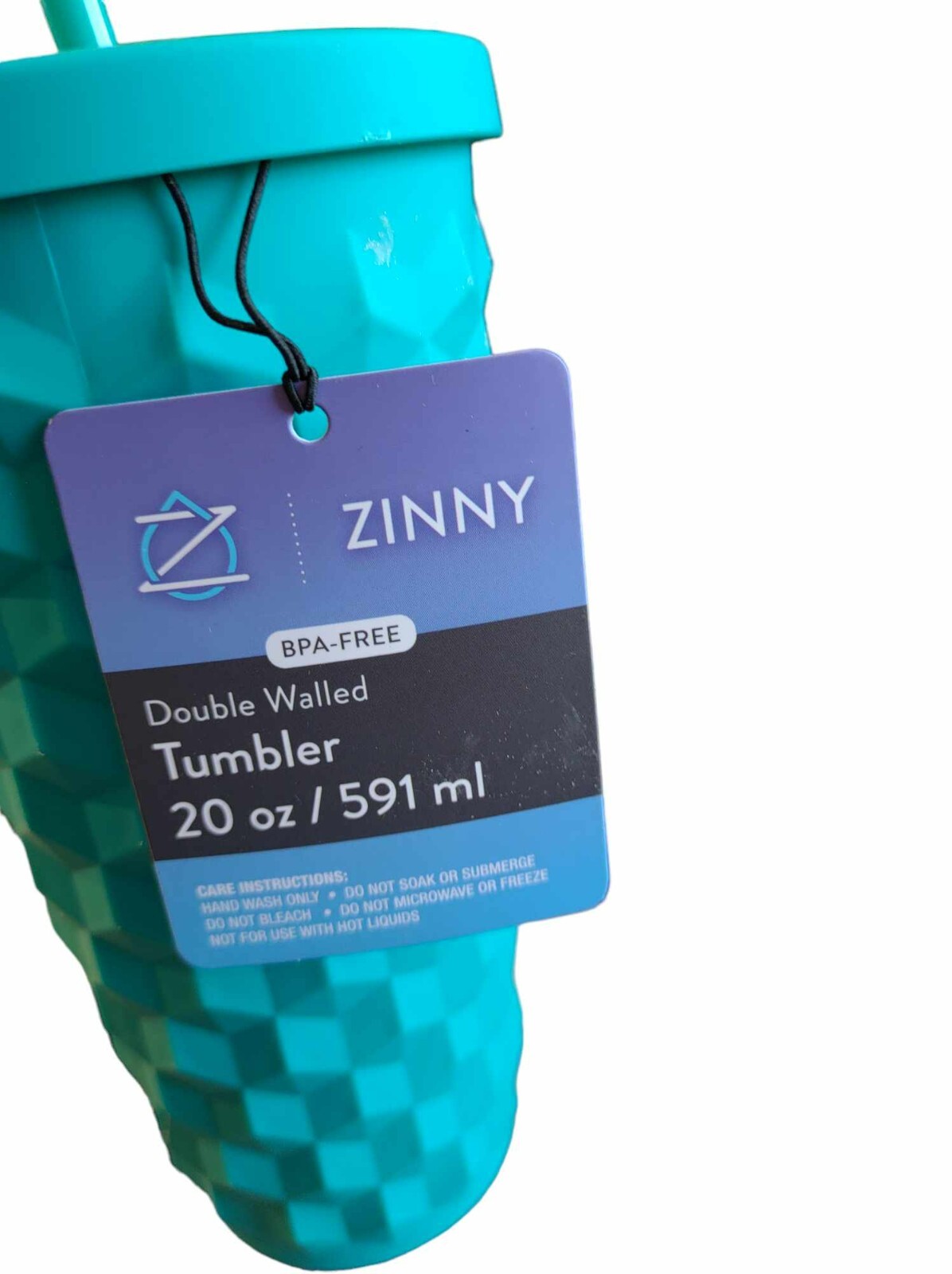 Zinny Insulated Assorted Colors Double Walled Tumbler 20 Oz. - New Grip ...