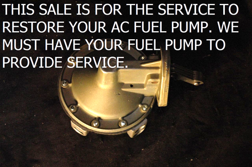 YOUR 1955-66 AC FUEL PUMP RESTORED #4262 4445 4656 4657 40083 CORVETTE ...
