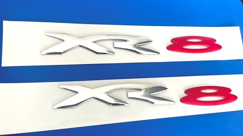 Ford XR8 Letter Badge Falcon XR8 Badge with Self Adhesive Back X 2 ...