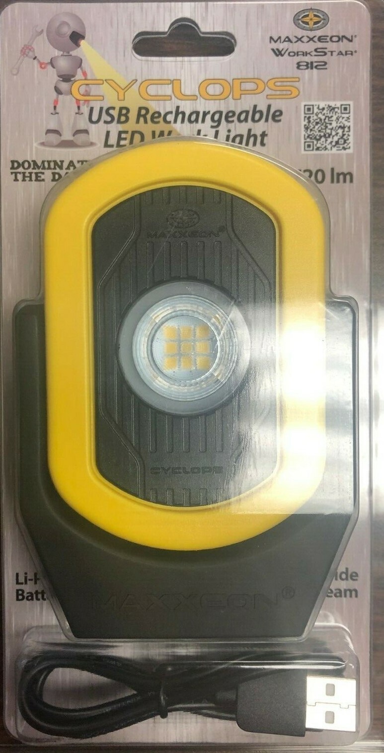 Maxxeon MXN00812 Cyclops WorkStar Rechargeable 720 Lumen LED Work Light ...