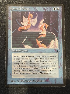 Dance of Many The Dark Rare Enchantment MtG Magic the Gathering 1994 | eBay