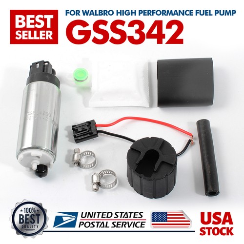For HFP-342 Intank 255LPH EFI High Pressure Fuel Pump +Kit For Walbro ...