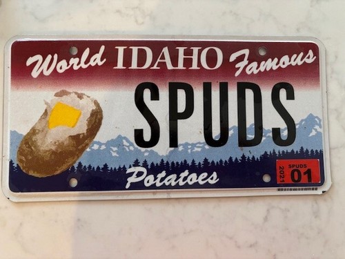 Idaho SPUDS Personalised License Plate | eBay