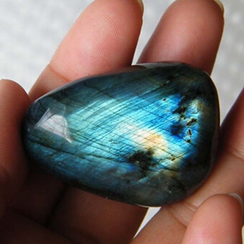 Natural Labradorite Quartz Crystal Healing Stone Gemstone Pendant ...