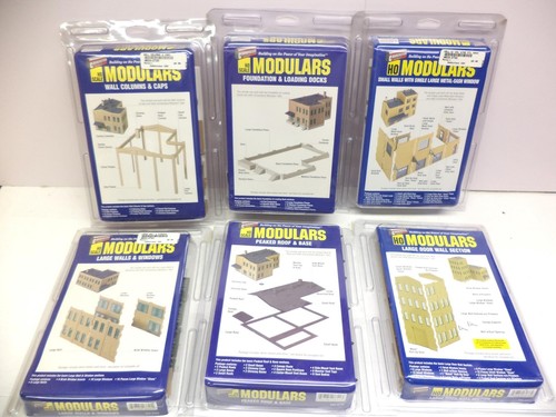 Walthers Ho Modulars building kits(6), lot A, (ll) | eBay