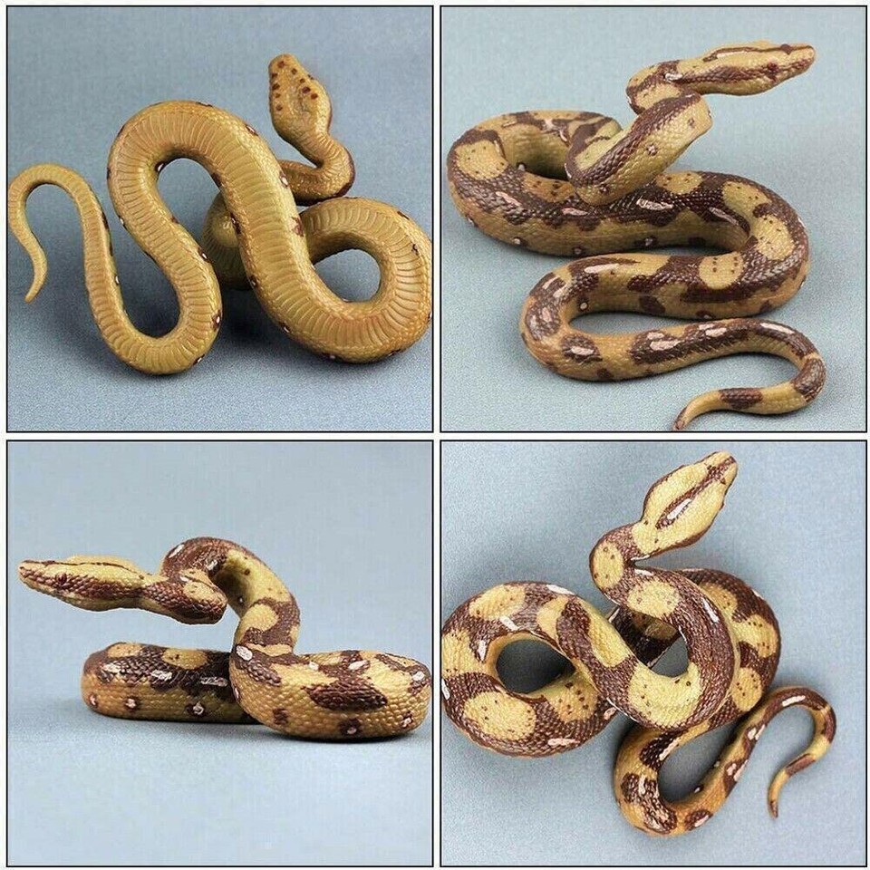 Realistic Big Rubber Snake Lifelike Scary Prank Toy Joke Party Prop ...