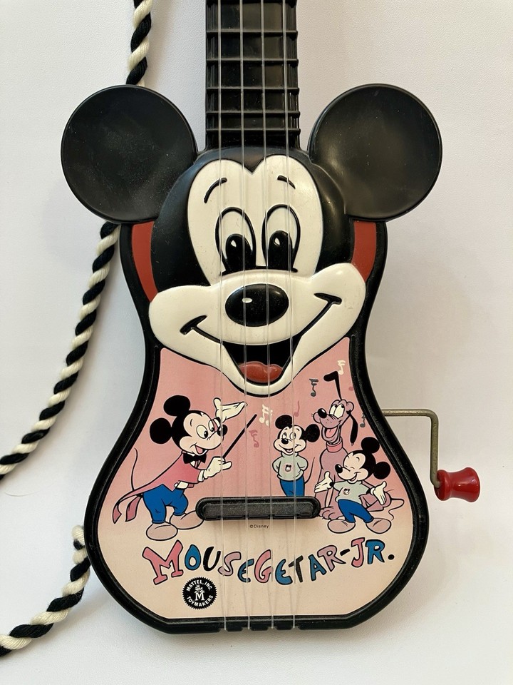 1960s Mattel Mousegetar-Jr Mickey Guitar Mattel – Hard-to-Find Pink ...
