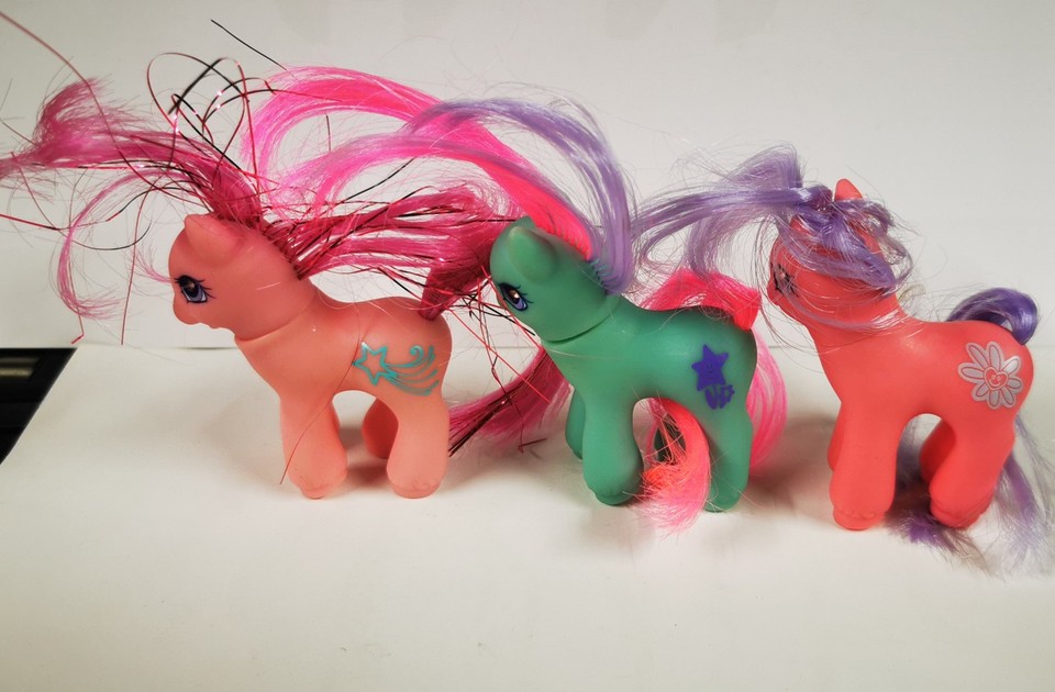 MLP MY LITTLE PONY mon petit poney G2 : LOT OF 3 BABIES PONIES - Hasbro ...