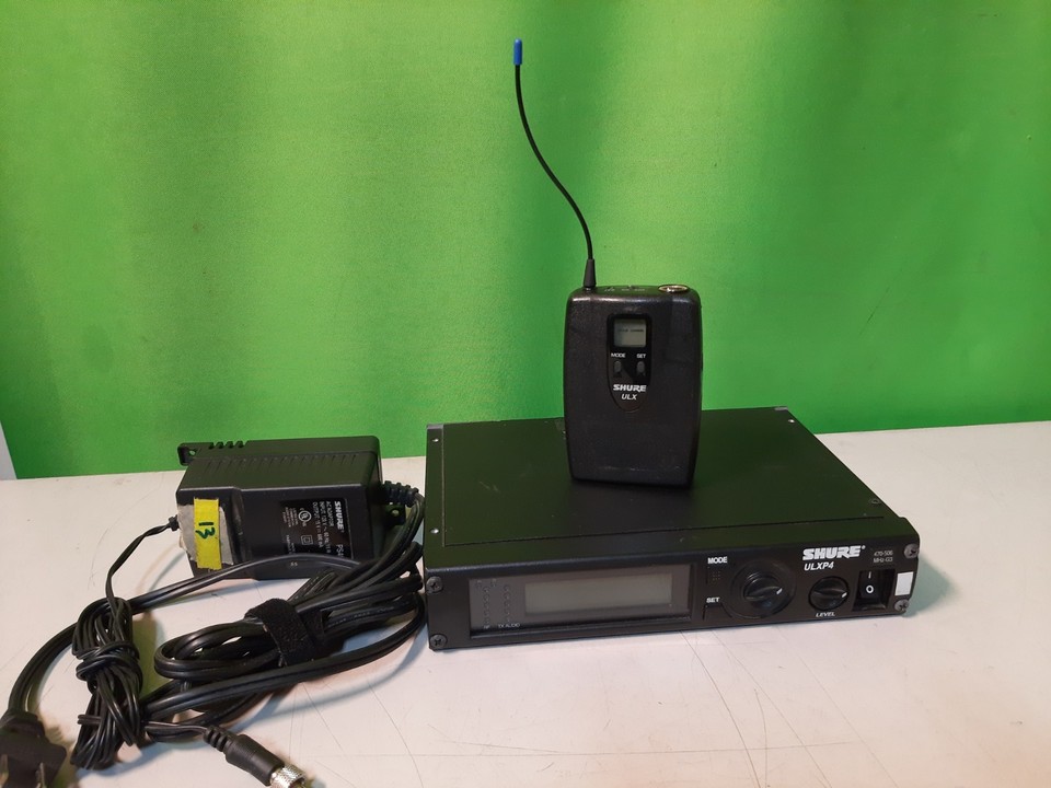 Shure ULXP4 Wireless System G3: 470-506 MHz w/ Shure ULX Belt Pack | eBay