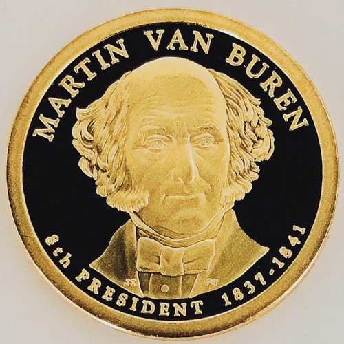 1829-1837 PRESIDENT VAN BUREN DOLLAR! DCAM PROOF$ SUPERB GEMBU++PERFECT ...