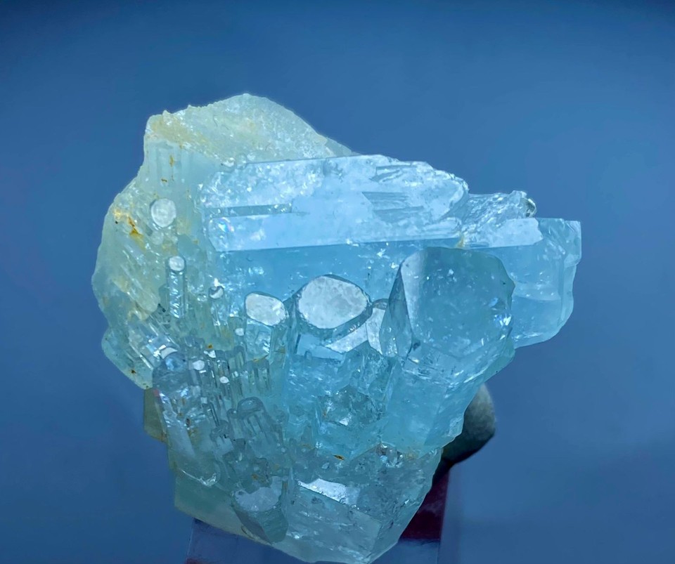 Beautiful Natural Terminated Aquamarine Bunch Crystal Specimen Pakistan ...