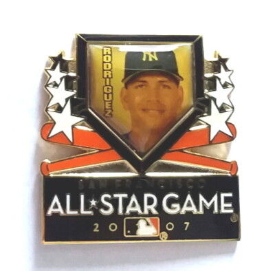NY YANKEES PINS ALEX RODRIGUEZ PIN ALL STAR PIN 2007 MLB BASEBALL ...