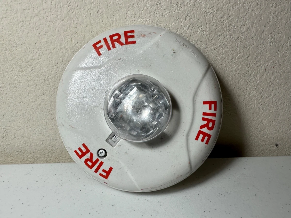 White Fire Alarm Strobe