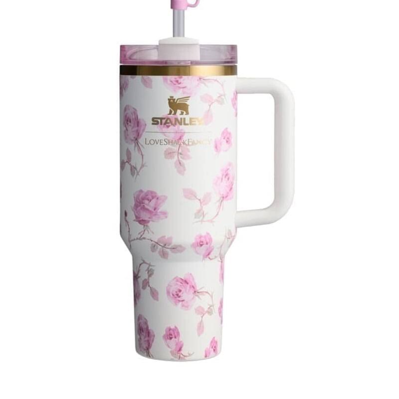 Loveshack Fancy Ribbon Rosa Stanley 40oz | eBay