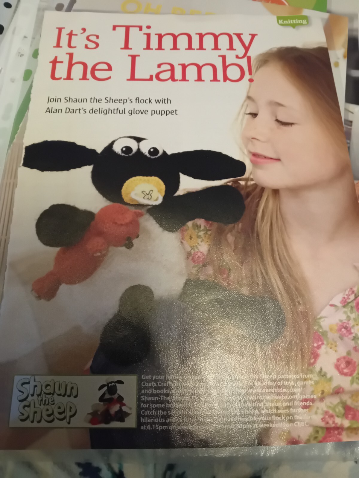 Alan Dart It’s Timmy the Lamb Glove Puppet Toy Knitting Pattern | eBay UK