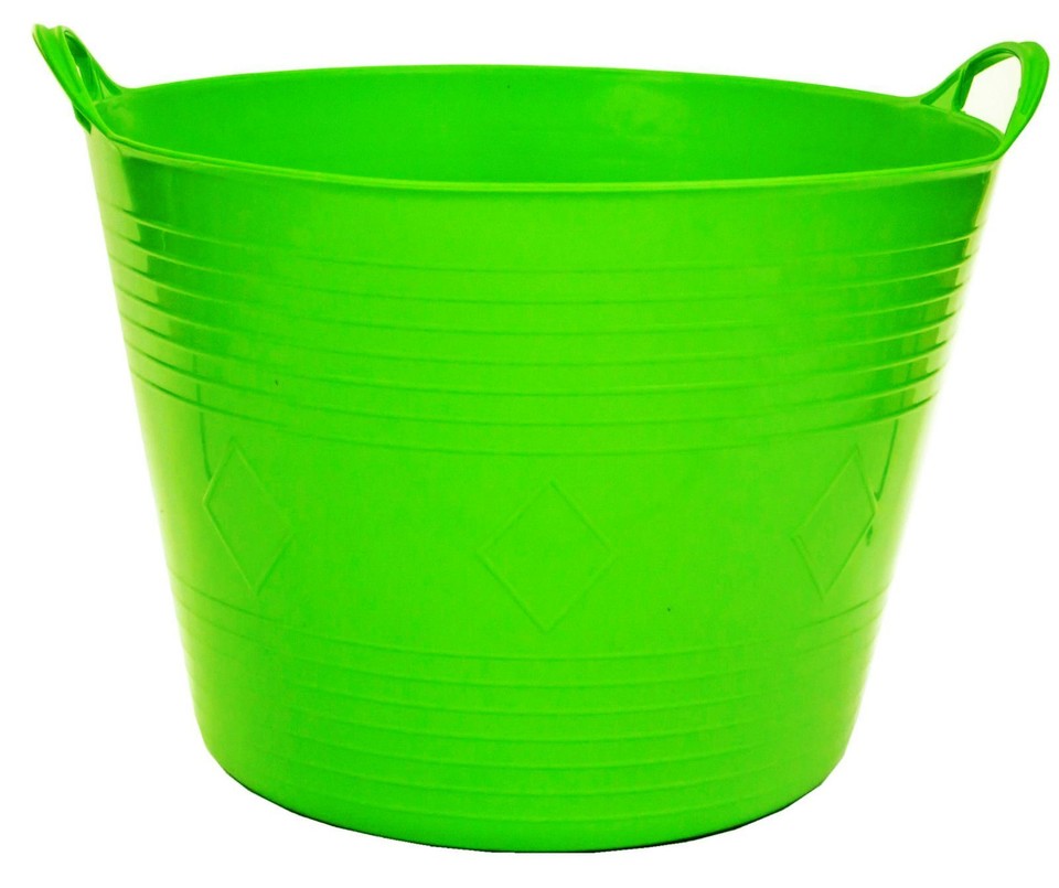 Strong Plastic Flexible Storage Flexi Tub Bucket Container Laundry ...