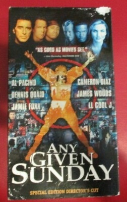 Any Given Sunday (VHS 1999) | eBay