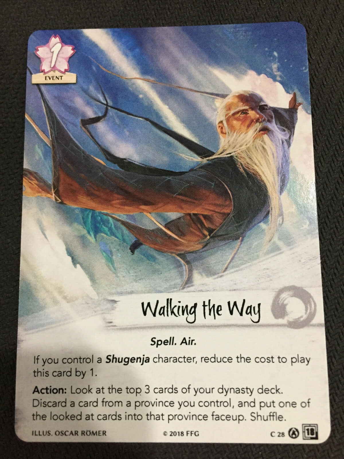 1x Legend of the Five Rings LCG L5R - Walking the Way - Promo Card Full ...