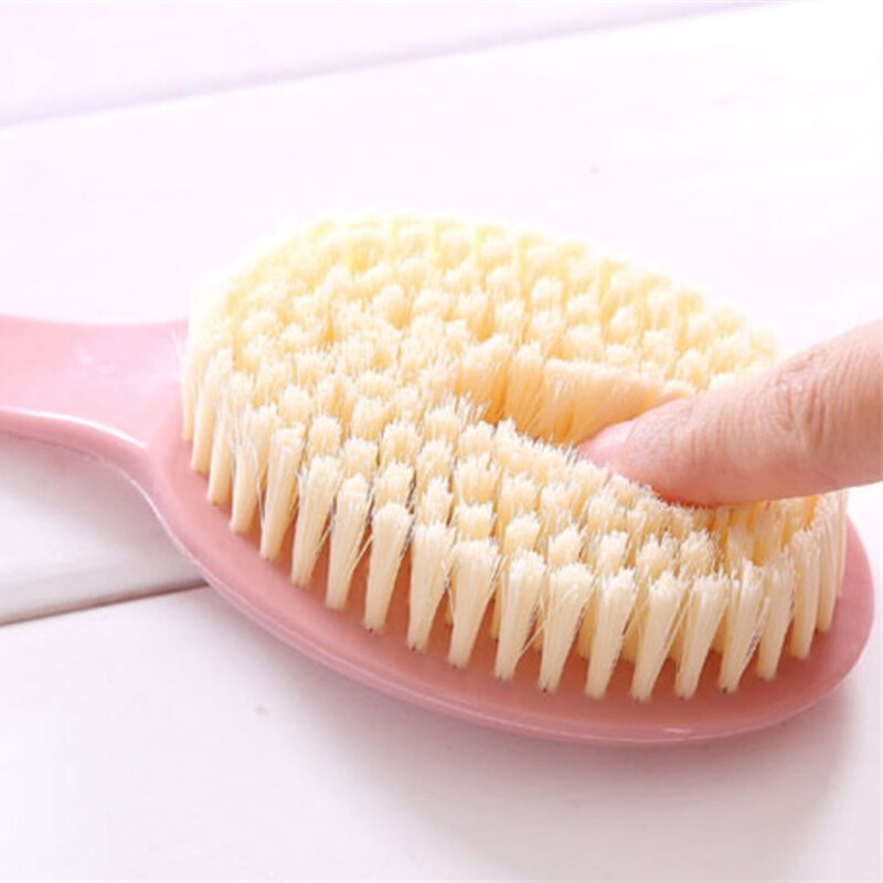 Soft Body Scrubber Shower Exfoliating Scrubs Long Handle Bath Brush ...