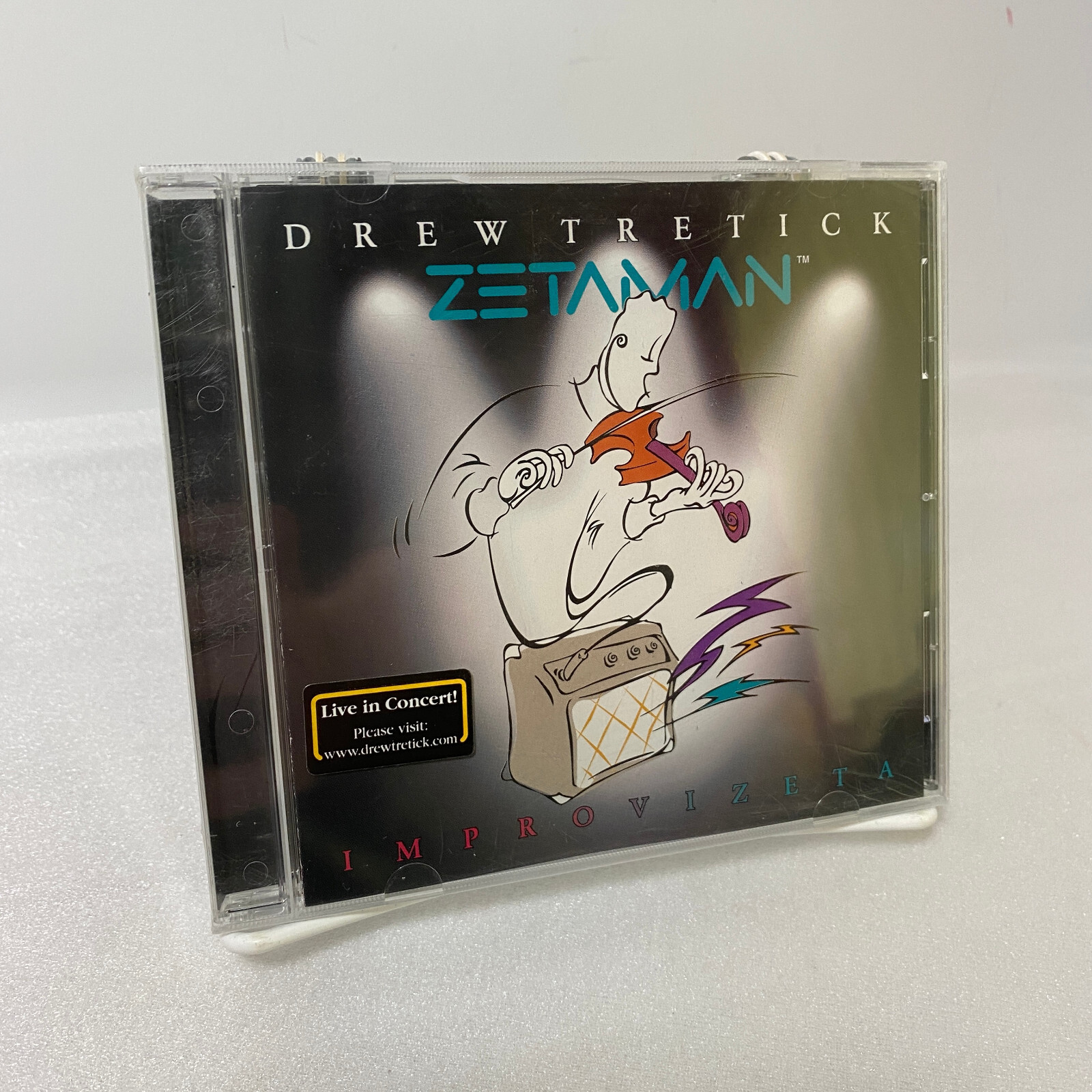 CD Drew Tretick "zetaman Improvizeta" Electric Violin Classical 1998 ...