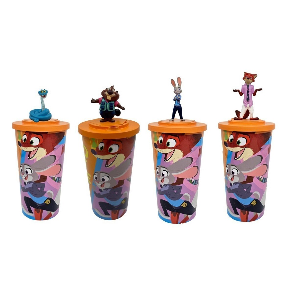 Zootopia 2 Movie Cup Topper Gary Judith Nick Model Popcorn Bucket Theme ...