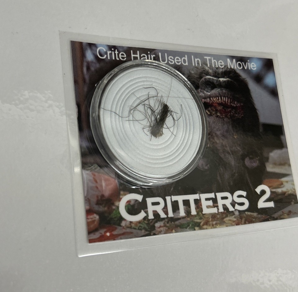 Critters 2 Crite Fur Hair Screen Used Movie Prop Film TV COA Rare Worn ...