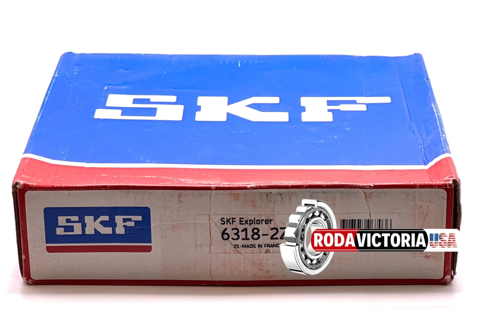 SKF FRANCE 6318 ZZ DEEP GROOVE BALL BEARING, METAL SHIELDED 90x190x43mm ...