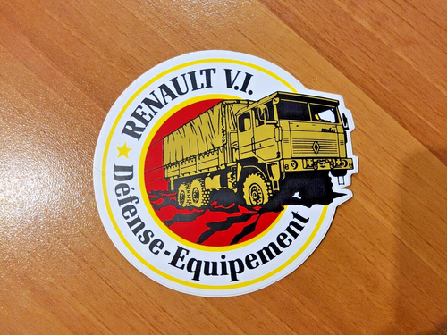 Autocollant camion Militaire Renault VI 1990 sticker ancien truck ...