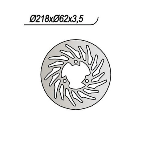 Brake Disc Rear NG 843 Derbi Senda R Baja 4t (Sc1d1a) 125 2006 2009 ...