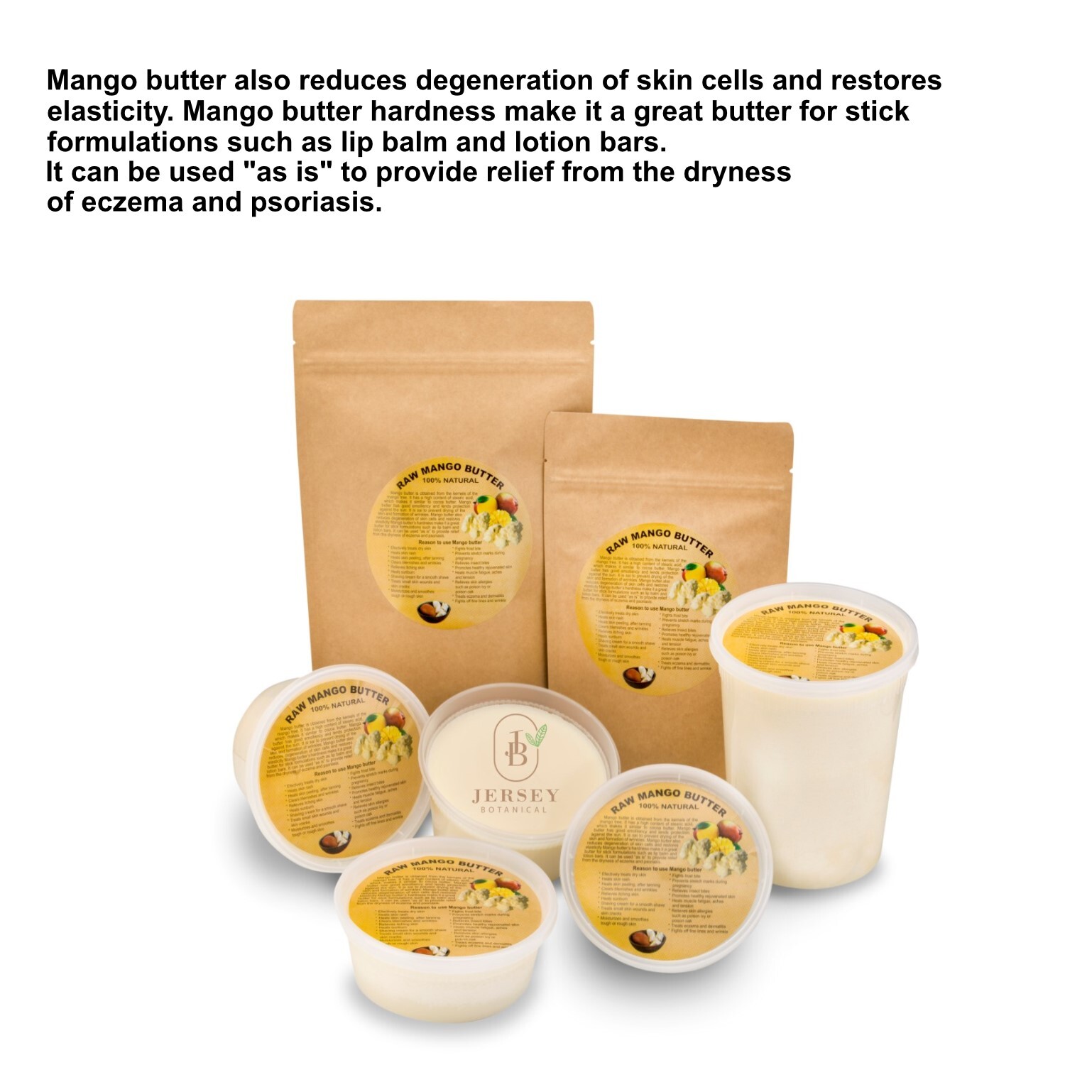 Raw African Shea, Kokum, Mango, Cocoa Butter Organic Pure Unrefined ...