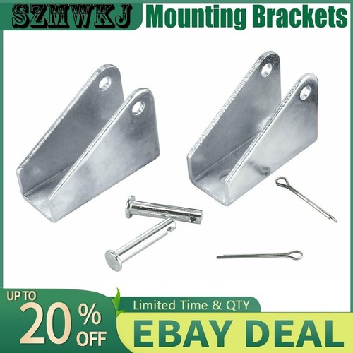 2PCS Steel Mounting Brackets for 12V/24V Heavy Duty Linear Actuator DC ...