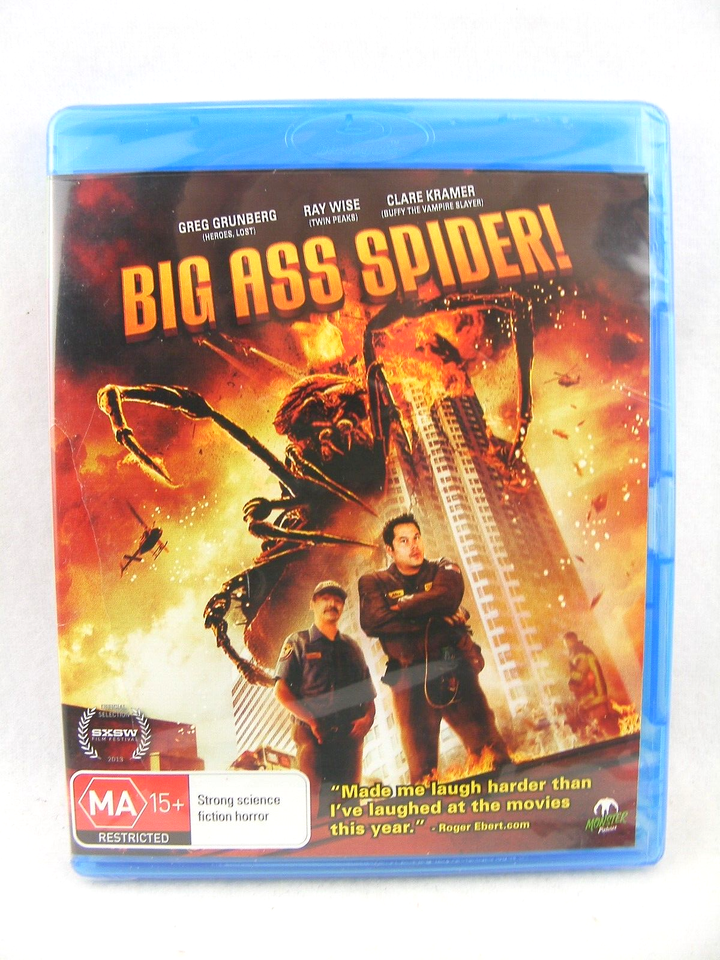 Big Ass Spider Blu-ray Disc Brand New And Sealed Region Free 2014 ...
