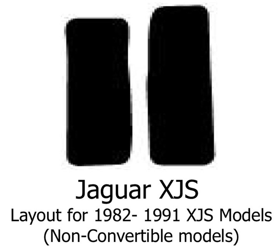 1982 - 1991 Jaguar XJS Beige Tan Car Floor Mats * 2 PIECE FRONTS w/ DS ...
